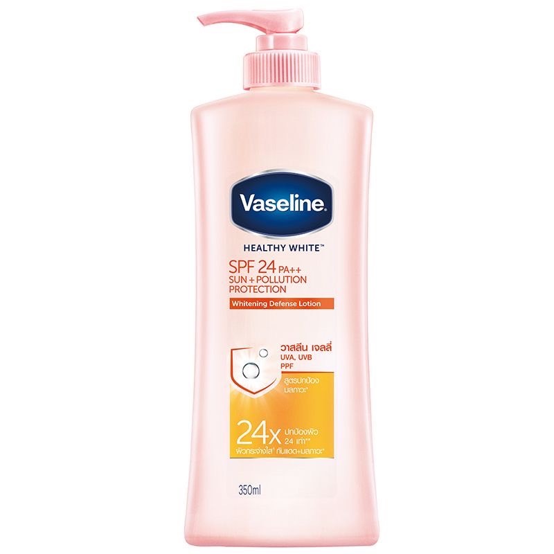 Vaseline 320 ml. วาสลีน เฮลธี้ ไบรท์ ผลิตภัณฑ์บำรุงผิวกายผสานสารป้องกันแสงแดด 1 ขวด | Shopee ...