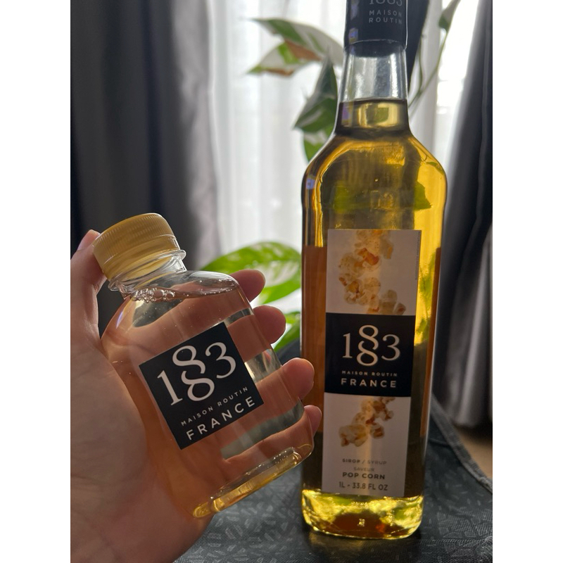 1883 น้ำเชื่อมรส POPCORN แบ่งขาย | Shopee Thailand