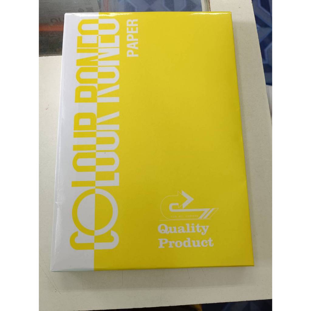 กระดาษแบงค์สี 55 แกรม 250 แผ่น ยี่ห้อ COLORL RONEO BY TPS | Shopee Thailand