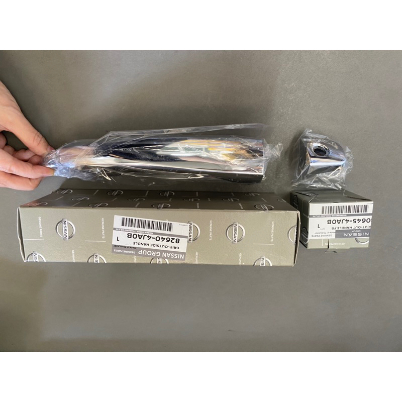 มือเปิดประตู ฝาครอบมือเปิดประตู Nissan NP300 ชุบโครเมี่ยม นิสสัน นาวา ...