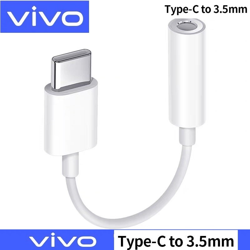 ตัวแปลง สายแปลง Vivo USB Type C USB C To Jack Audio 3.5mm Vivo V21 5G ...