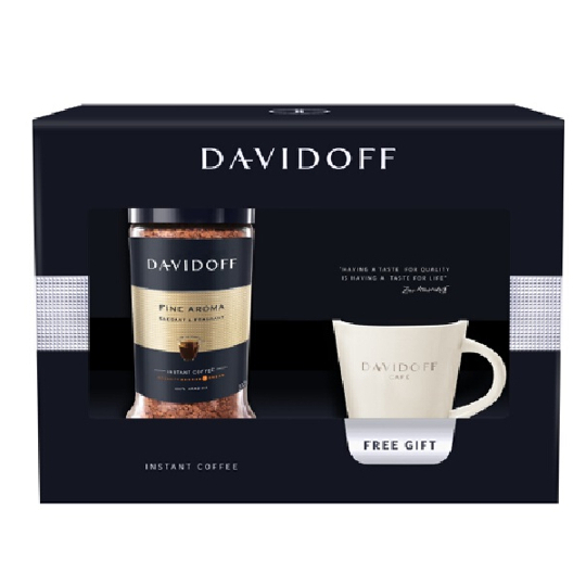 Davidoff Instant Coffee fine aroma Gift Set แดวิดอฟฟ์ กาแฟสำเร็จรูป ไฟ ...