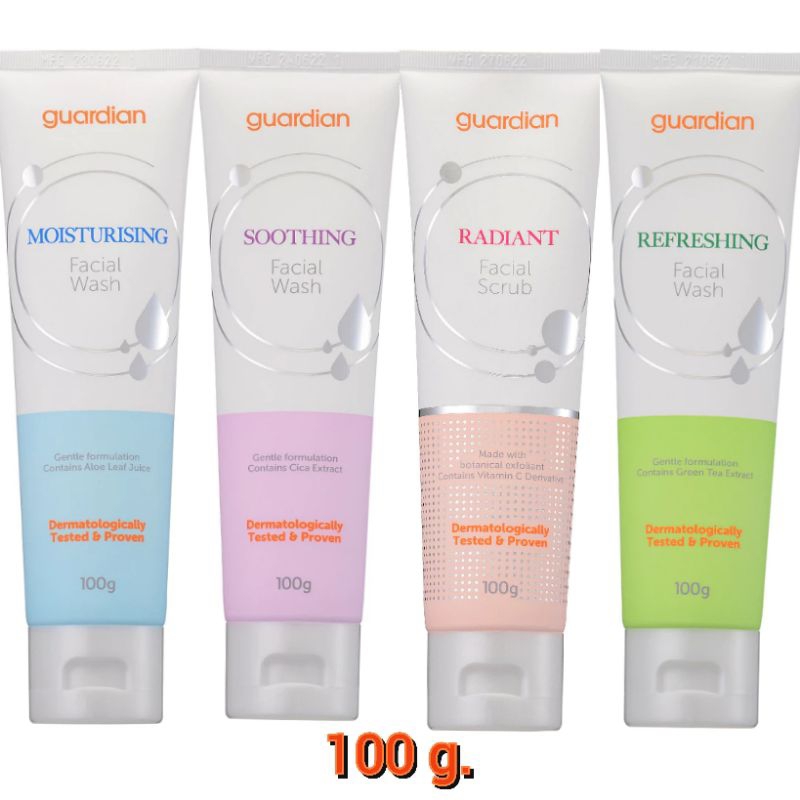 Guardian Facial Wash 100g. การ์เดี้ยน เฟเชียล วอช 100 กรัม | Shopee ...