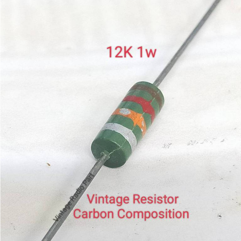 4.7k,1.5k,12k,5.1k,22k,390k,47ohm,82 ohm 1w Vintage Resistor Carbon ...