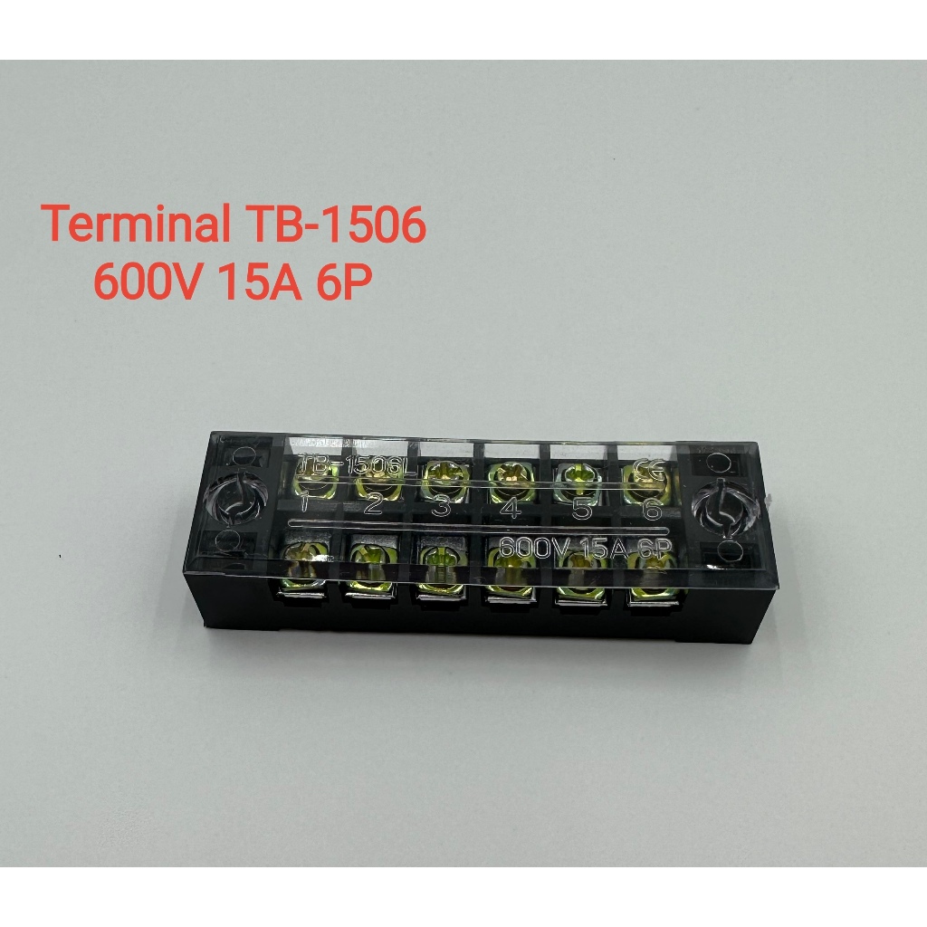 เทอร์มินอล 15A 600V Terminal มีให้เลือกหลายขนาด 3P 4P 6P 8P 10P 12P | Shopee Thailand