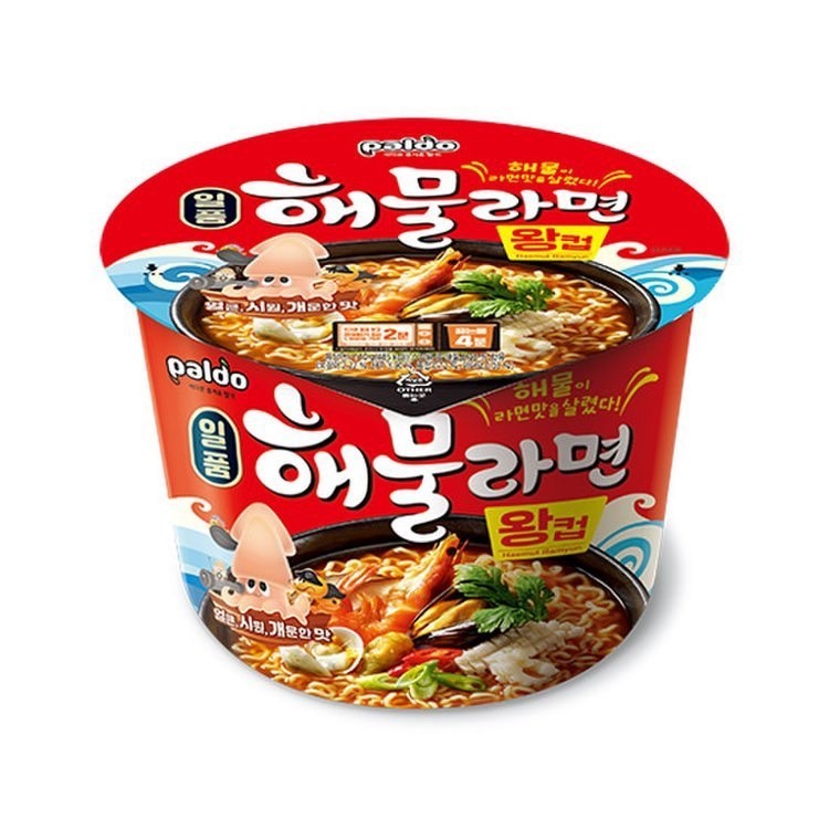 Paldo Big Cup Noodle Ramyun Bibimmyun Haemul Ramen พัลโด มาม่าเกาหลี ...