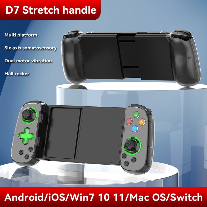 🔥 จอย BSP-D6 D7 ใหม่ล่าสุด ต่อได้ทุกเครื่อง ประกัน 1 ปี รองรับ iOS Android Switch PS4 PC จอยครอบ ...