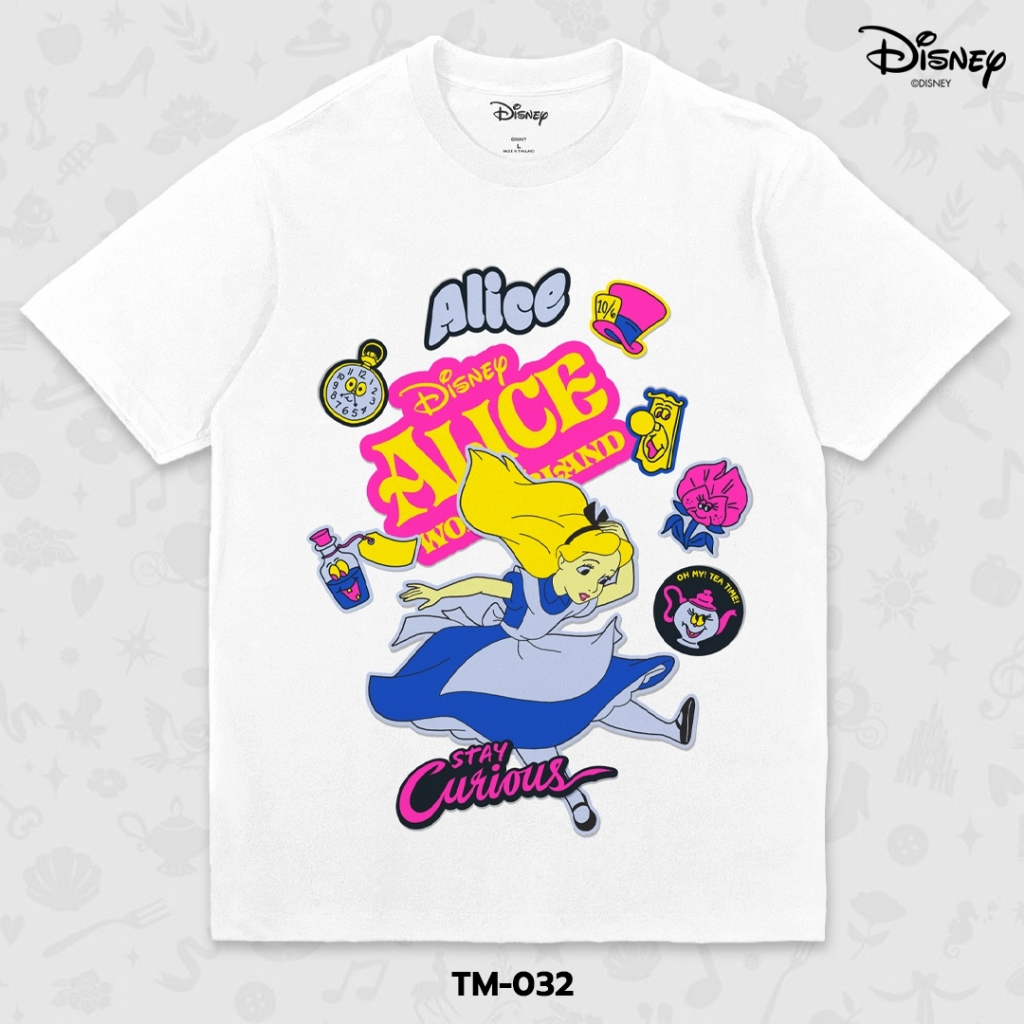 Power 7 Shop เสื้อยืดการ์ตูน "Alice" คอลเลคชั่น "Disney Classics" (TM ...
