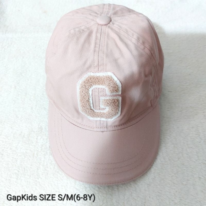หมวกแก็ปเด็ก GapKids แท้100% สีชมพูอ่อน ติดตัวGขนๆน่ารักๆค่ะ ไซส์ S/M(6-8Y) | Shopee Thailand
