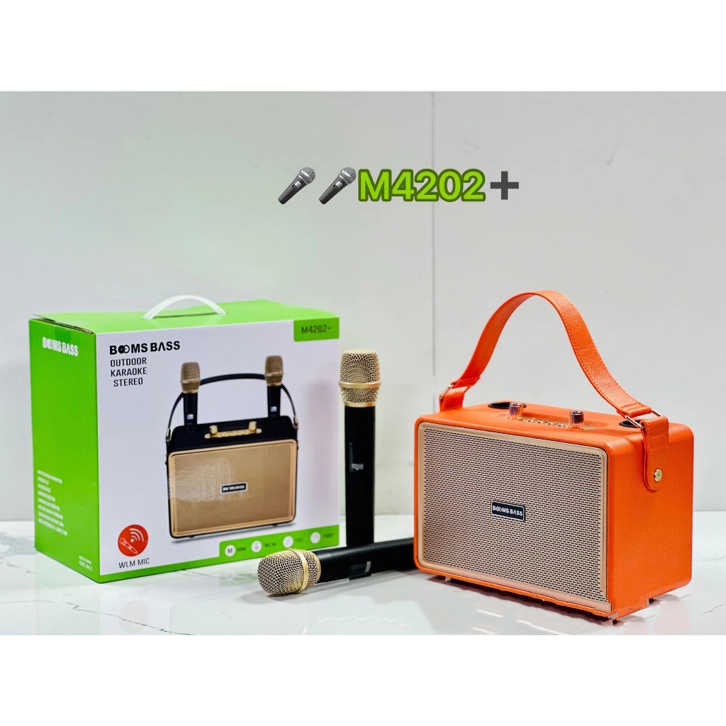 ลำโพงบลูทูธ รุ่นM4202 เสียงดี เบสหนัก คุณภาพเสียงยอดเยี่ยม แถมฟรีไมค์ ...