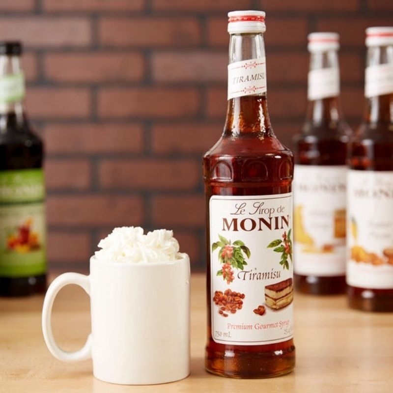น้ำเชื่อม MONIN กลิ่น “ Tiramisu” บรรจุขวด 700 ml โมนิน ไซรัปทีรามิสุ ...