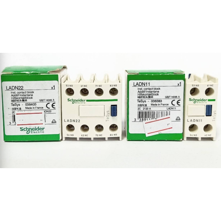 Schneider คอนแทคเสริม LADN22 / 2NO+2NC , LADN11 / 1NO+1NC | Shopee Thailand