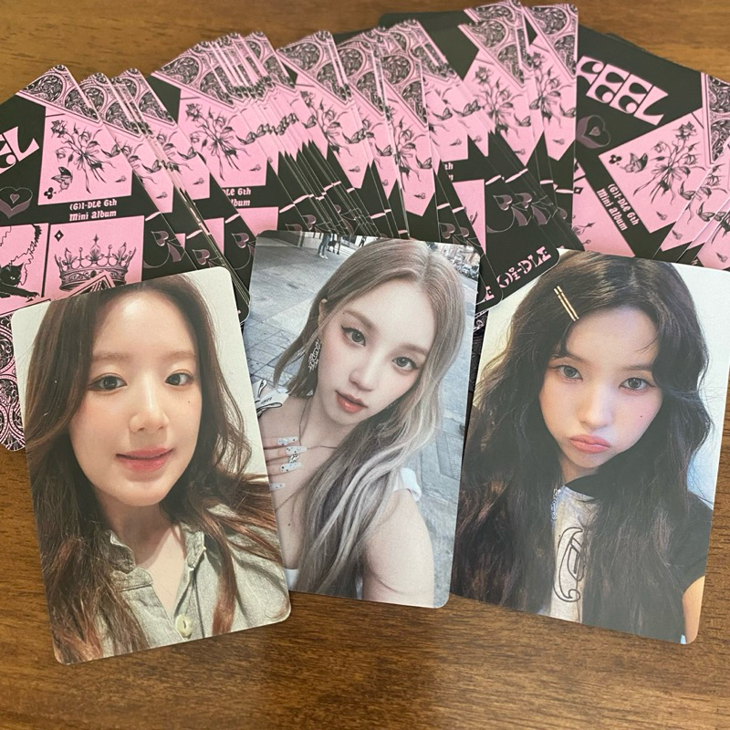 🐈‍⬛I FEEL 💞 (G)-IDLE 6TH MINI ALBUM PHOTOCARDS | Shopee Thailand