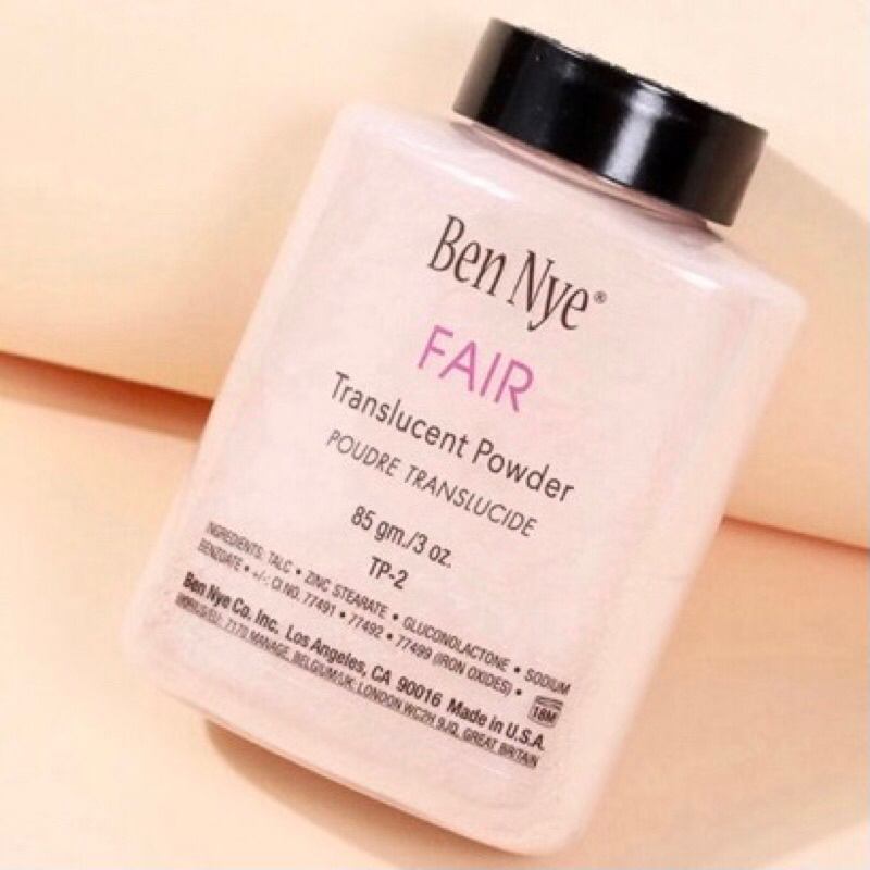 Ben Nye Fair Translucent Powder แป้งฝุ่นโปร่งแสง เนื้อบางเบา เฉดสีเนื้อ ...