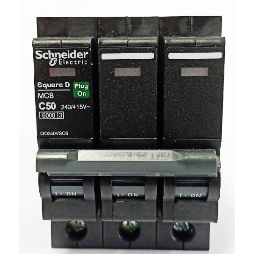 เซอร์กิตเบรกเกอร์ Schneider SQUARE-D 3P 16A,20A,32A,40A,50A,63A ...
