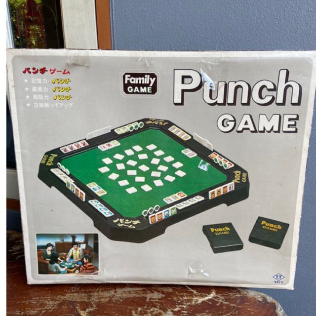1975 Punch Game Family Board Game บอร์ดเกมเก่าวินเทจญี่ปุ่น บอร์ดเกมจับ ...