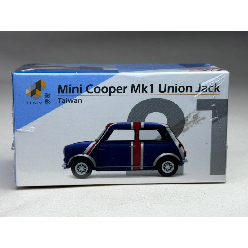 Mini Cooper Mk1 Union Jack Taiwan สินค้าเก็บเก่า Scale 1:64 ยี่ห้อ Tiny | Shopee Thailand
