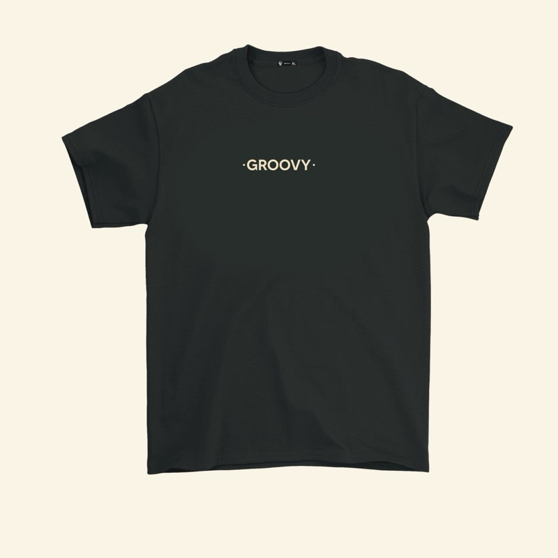 GROOVY LOGO TEE BLACK | Shopee Thailand