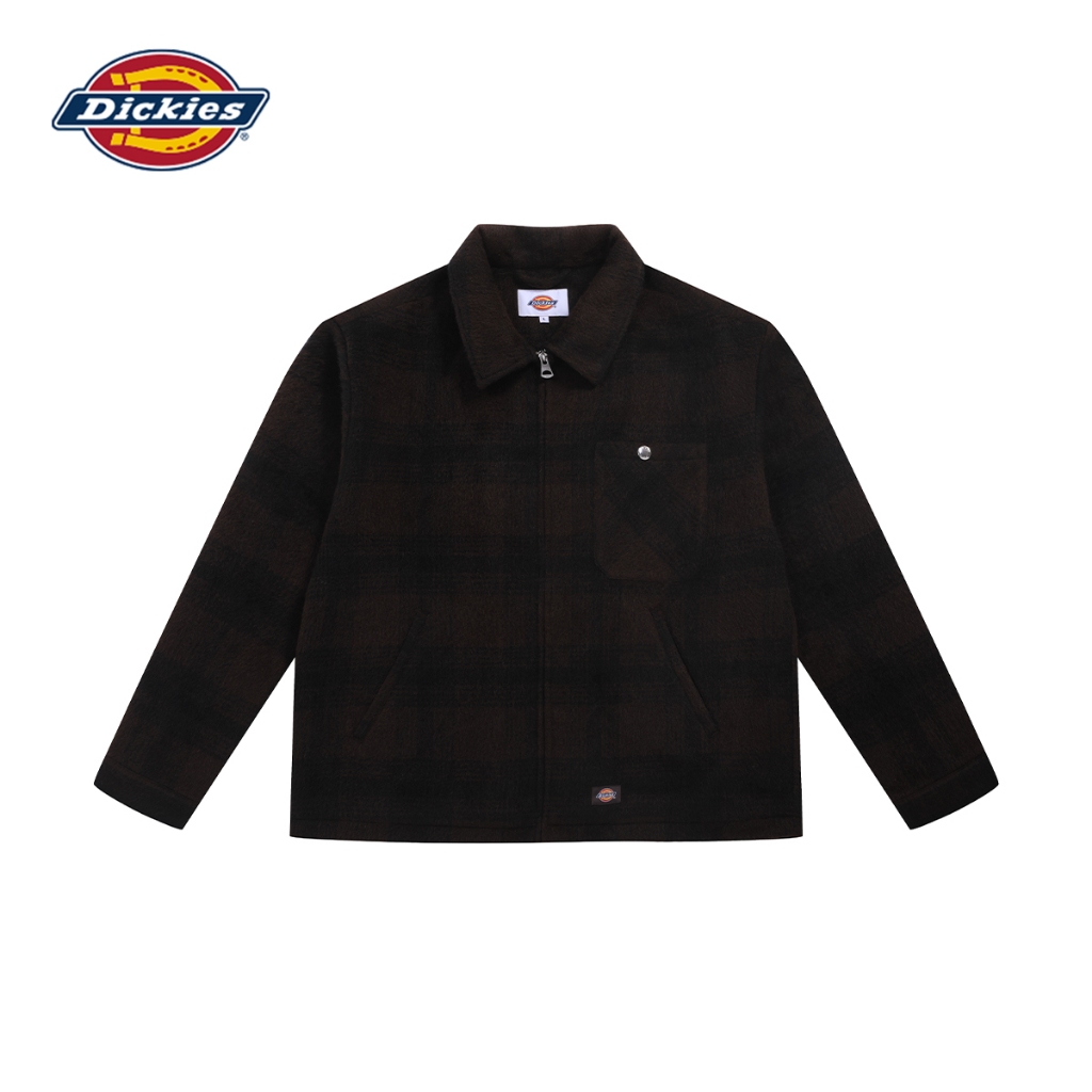 DICKIES MENS PLAID DESIGN, FRONT POCKET JACKET เสื้อแจ็คเก็ตผู้ชาย ...