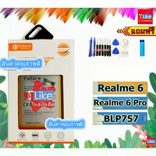 แบตเตอรี่ Realme6 6Pro RMX2061 RMX2001 RMX2025 BLP757 พร้อมเครื่องมือ ...