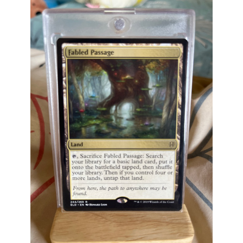 การ์ด MTG Fabled Passage Land Magic the gathering รุ่น ELD สภาพ Nm | Shopee Thailand