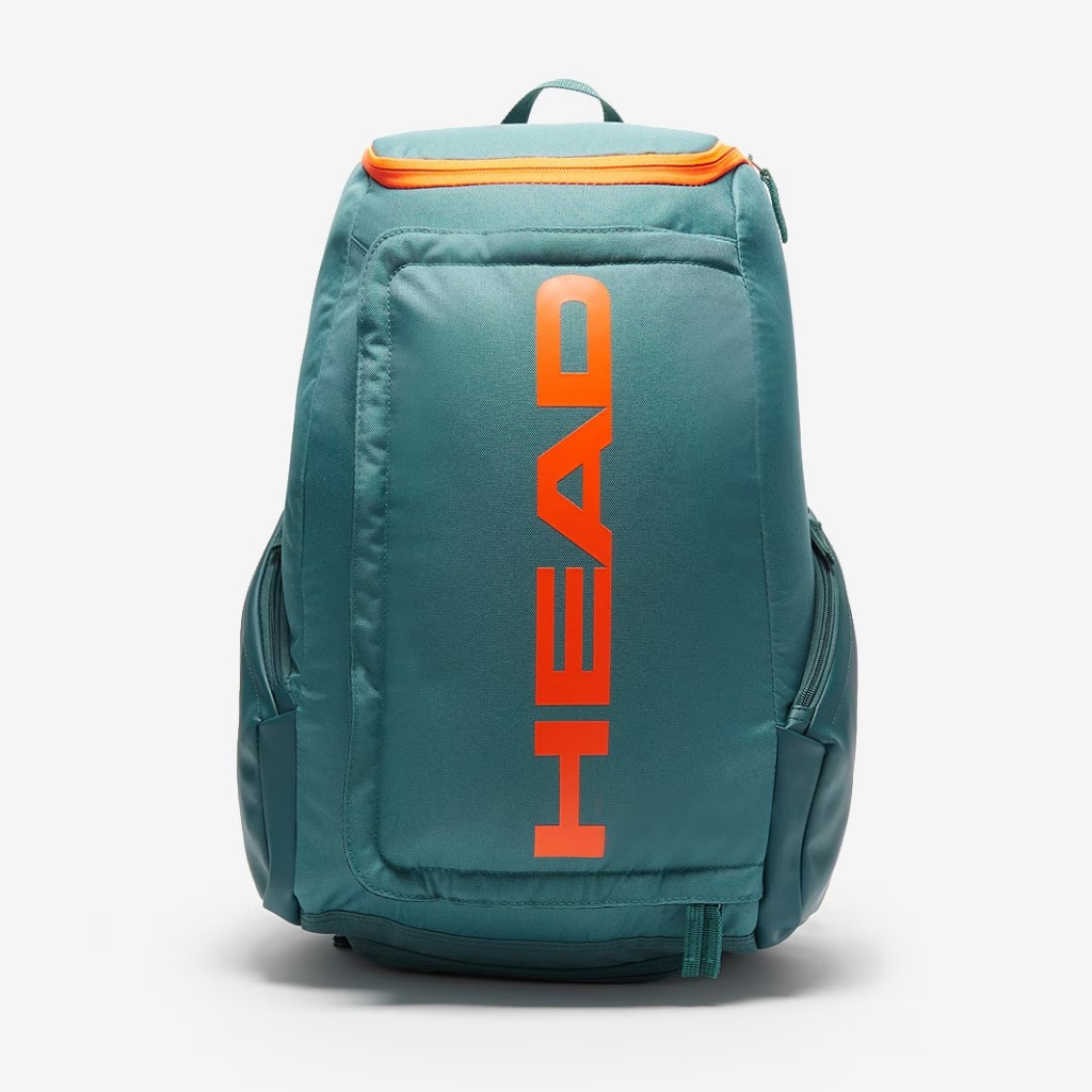 Head กระเป๋าเป้เทนนิส Pro Tennis Backpack 28L | Dark Cyan/Fluo Orange ...