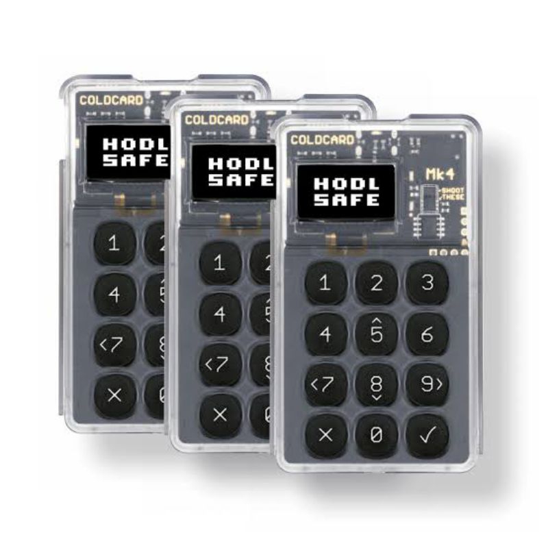 COLDCARD™ Mk4 Bitcoin Wallet "True Air-gap" Hardware Wallet | Shopee ...