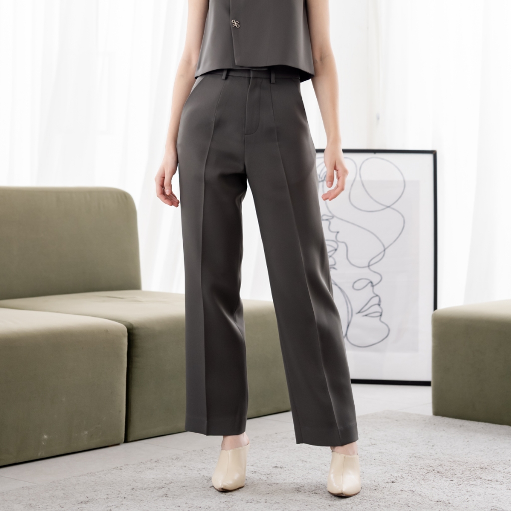 Pimnatta Eric Pants กางเกงขายาวทรงกระบอกตรง | Shopee Thailand