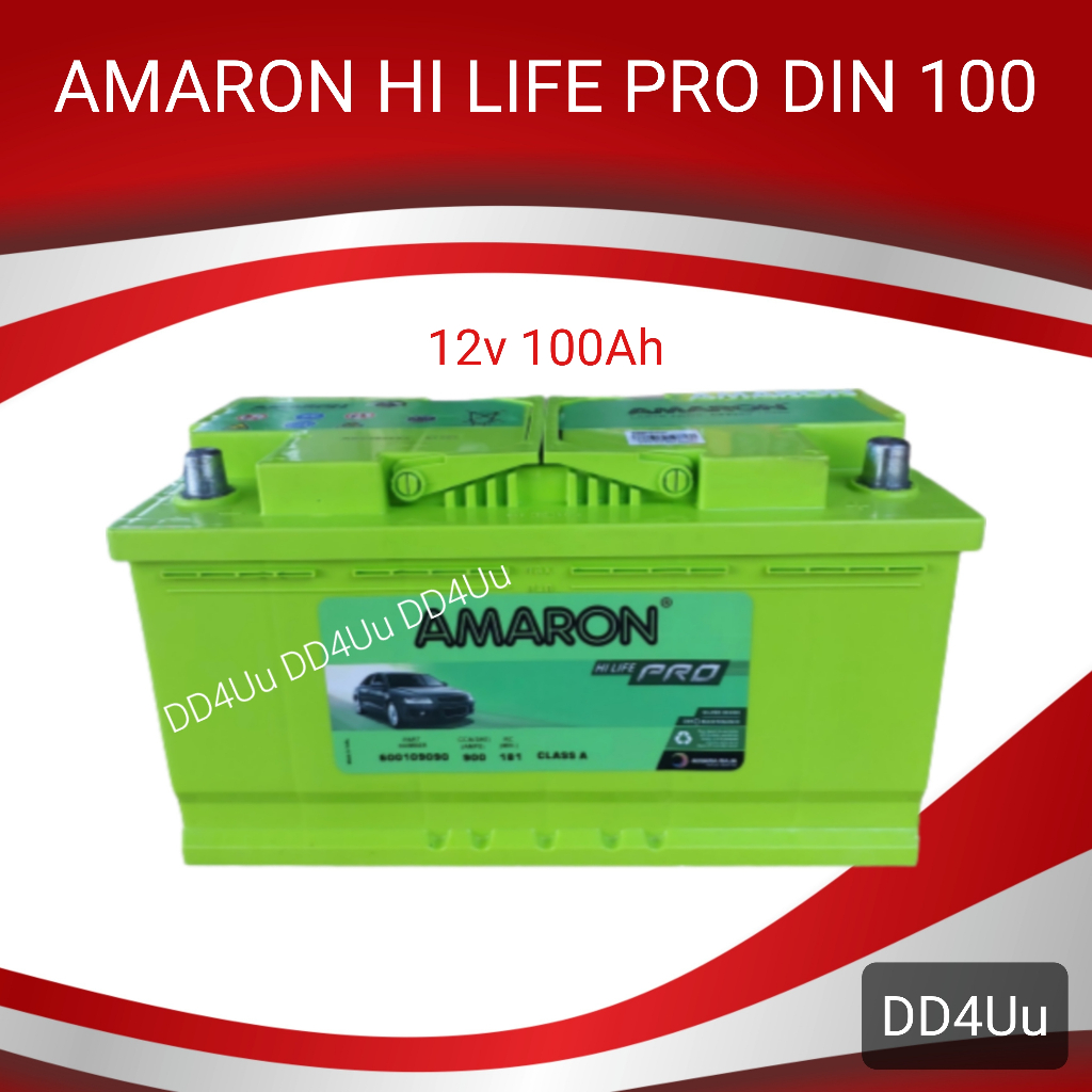 AMARON HI LIFE PRO DIN100 SMF แบตเตอรี่รถยนต์ แบตรถยุโรป แบตใหม่ปี 2024 ...