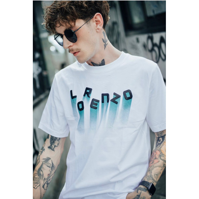 Lorenzo Basic logo เสื้อยืดคอกลม แขนสั้น Cotton 100% Comb 20 | Shopee ...