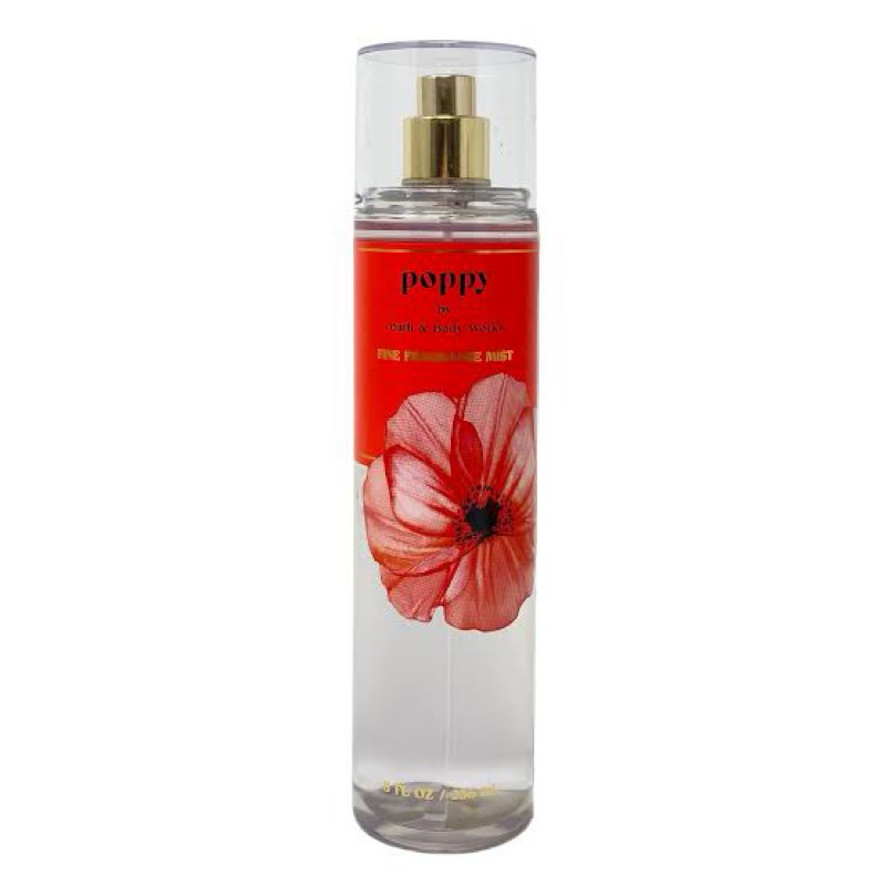 Bath and Body Works Poppy Fine Fragrance Body Mist 236ml. แท้ | Shopee ...