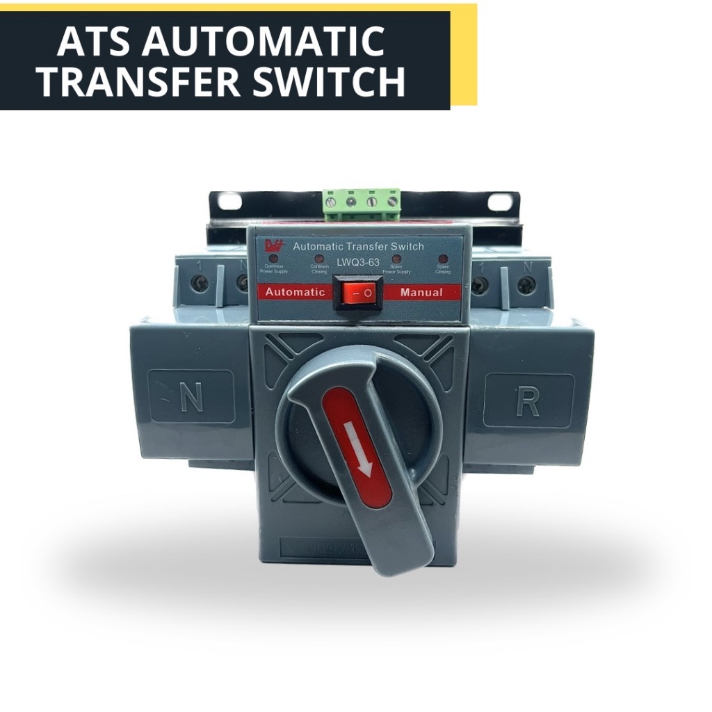 ATS Automatic Transfer Switchสวิทช์สลับแหล่งจ่ายอัตโนมัติ 2P 63A 230V ...