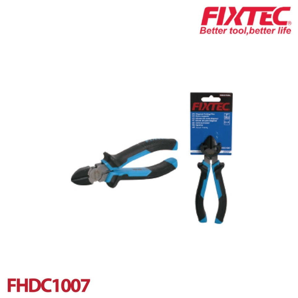 คีมตัดปากฉียง Fixtec รุ่น FHDC1007 ขนาด 7" | Shopee Thailand