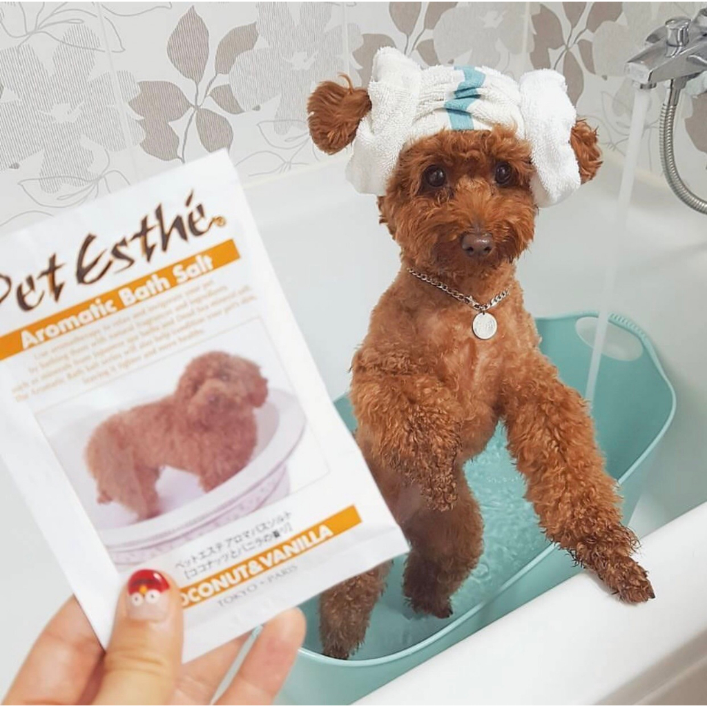 Pet Esthé Aromatic Bath Salt เกลือสปาแช่น้องหมาแมวเพิ่มความผ่อนคลายลด ...