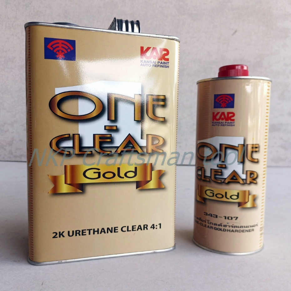 แลคเกอร์ 2K ตราพัด ONE CLEAR GOLD 4:1 ใช้ในงานพ่น สีรถยนต์ (ชุดใหญ่ ...