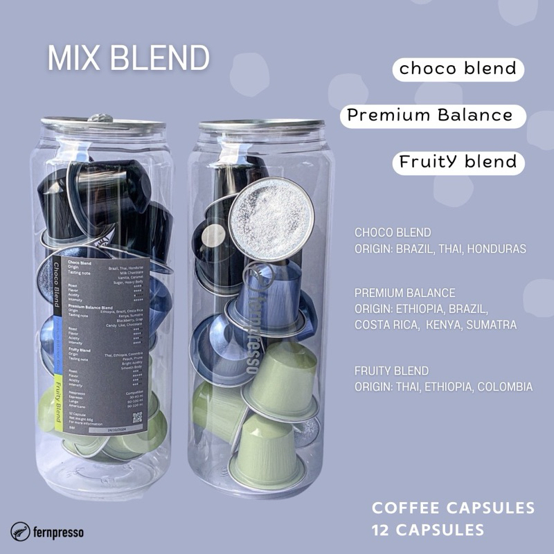 Mix Blend Capsule (Premium Balance,Choco Blend,Fruity Blend) | Shopee ...