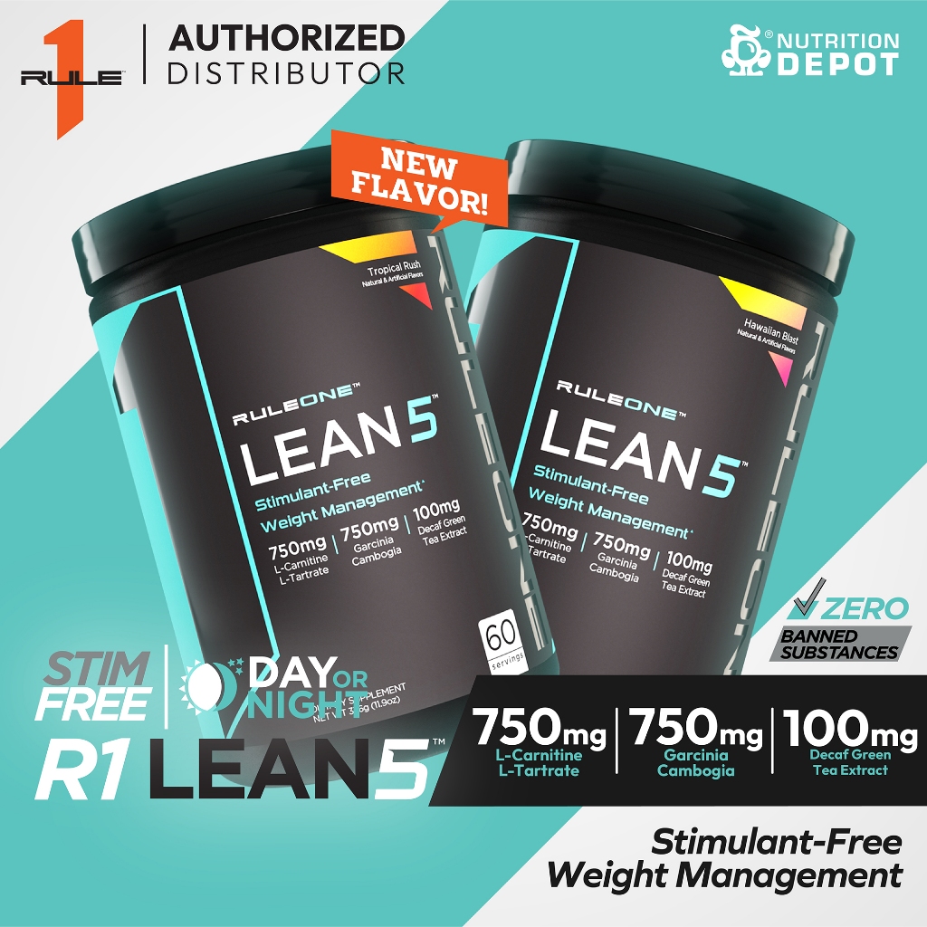 Rule 1 Lean5 Stimulant-Free Burner - 60 Servings | Shopee Thailand