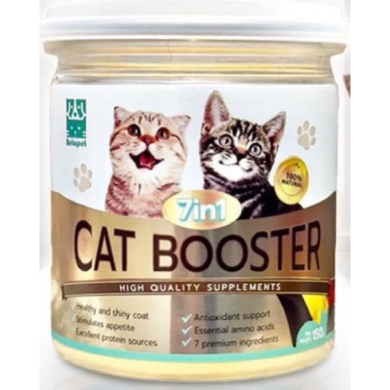 7 IN 1 CAT BOOSTER อาหารเสริมแมว มาพร้อมกับสารอาหารจำเป็น 7 ชนิด ขนาด ...