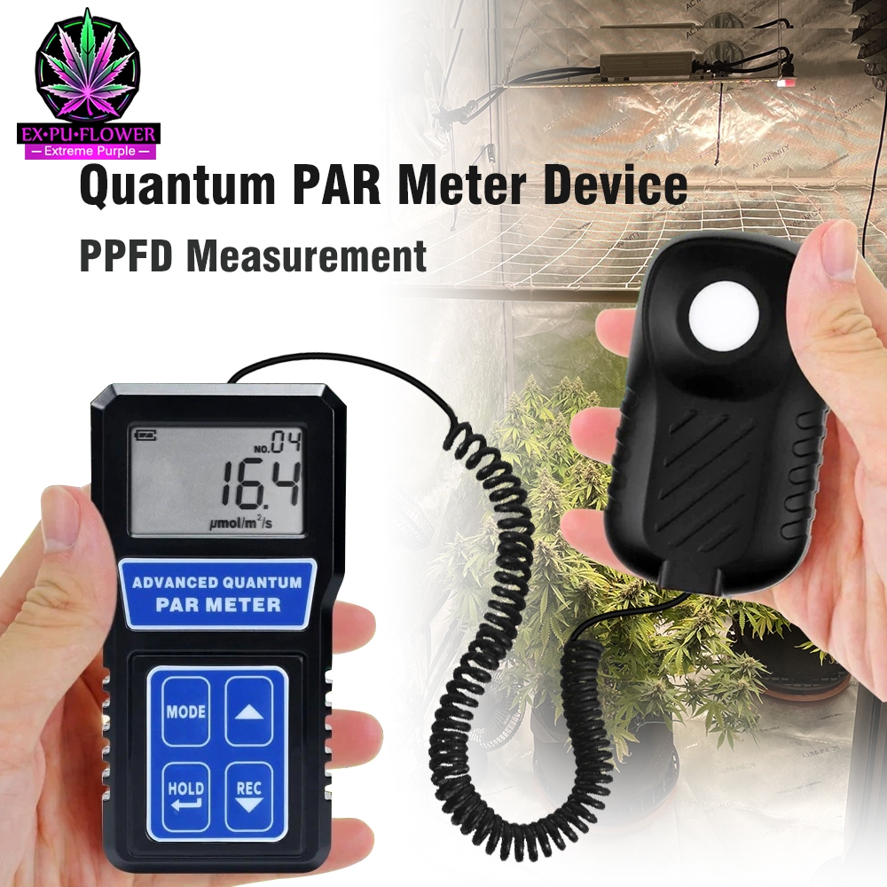 Par meter สำหรับวัดค่าแสงเป็นหน่วย PPFD เครื่องวัดค่าแสง พร้อมไม้จับยืด ...