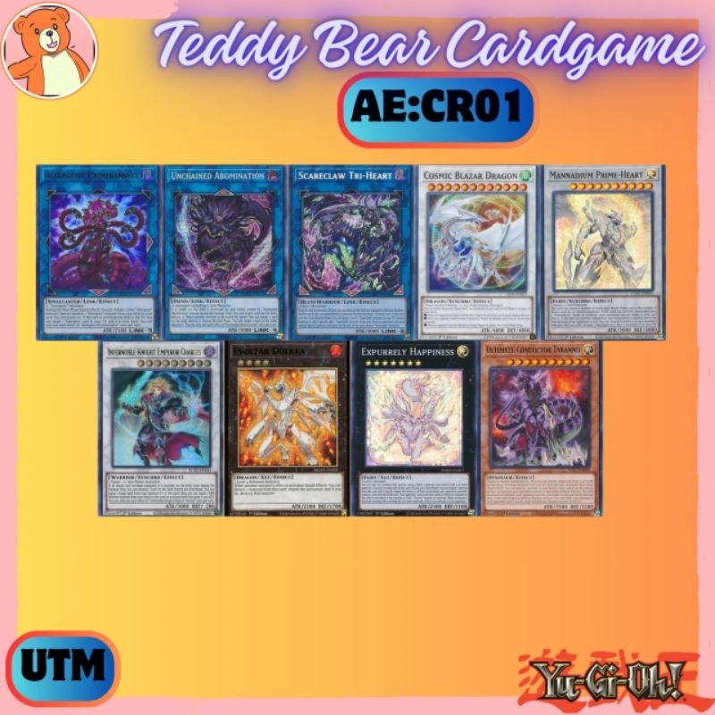Yugioh (Asia English) CR01: Creation Pack 01 Single Card (UTM) | Shopee Thailand
