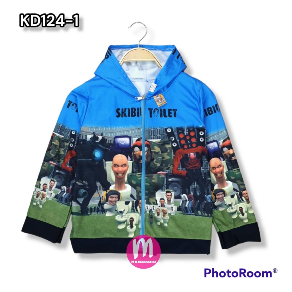 เสื้อกันหนาวเด็ก เสื้อแขนยาวเด็ก SKIBIDI TOILET สกิบิดี้ โถส้วม ผ้าสำลี (KD124) (KD128) | Shopee ...