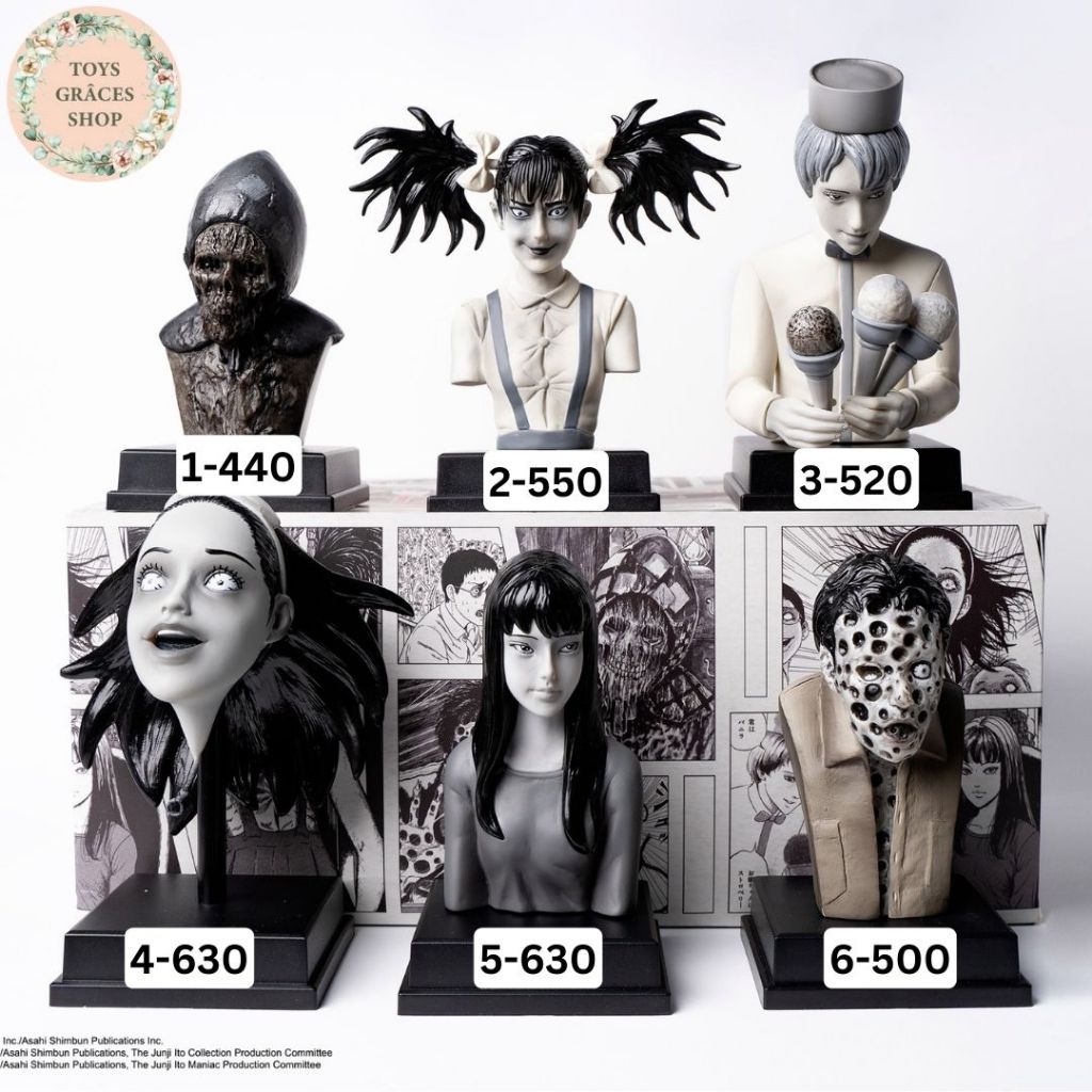 ☠️พร้อมส่ง lot 4 แบบตัวแยกและแบบสุ่ม ☠️ 👻JUNJI ITO'S Kaikibako Blind Box Series2👻 | Shopee Thailand