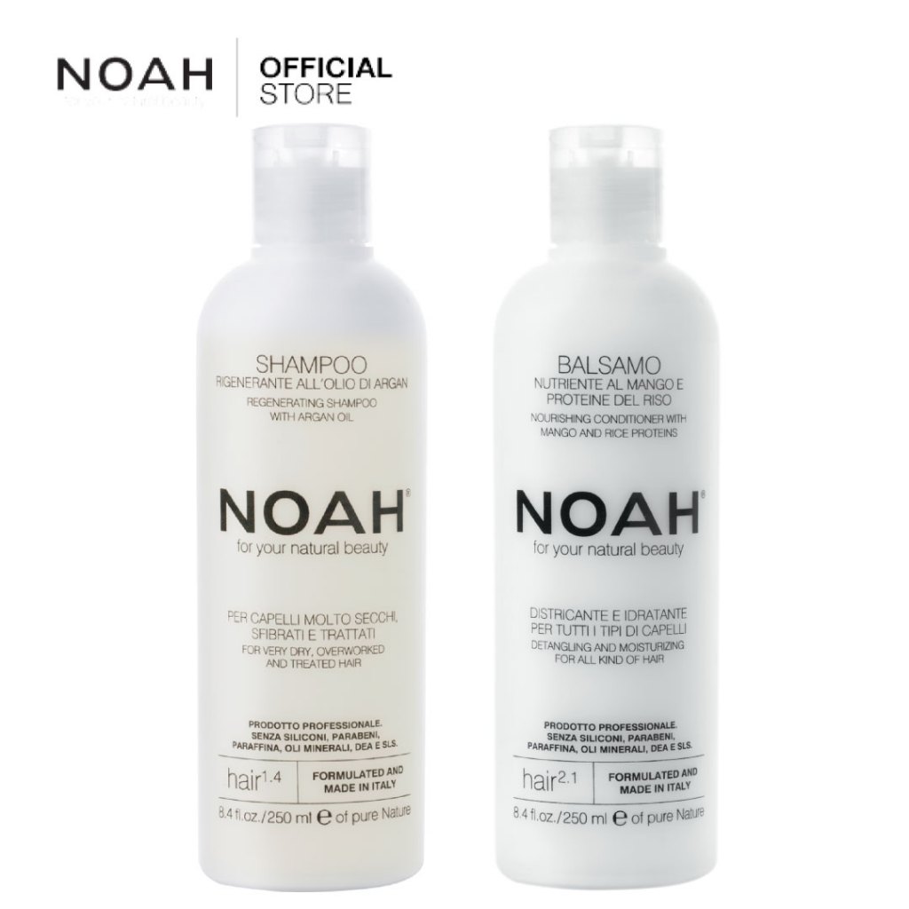 NOAH Regeneratin shampoo with arganoil 250 ml+conditioner with mango ...