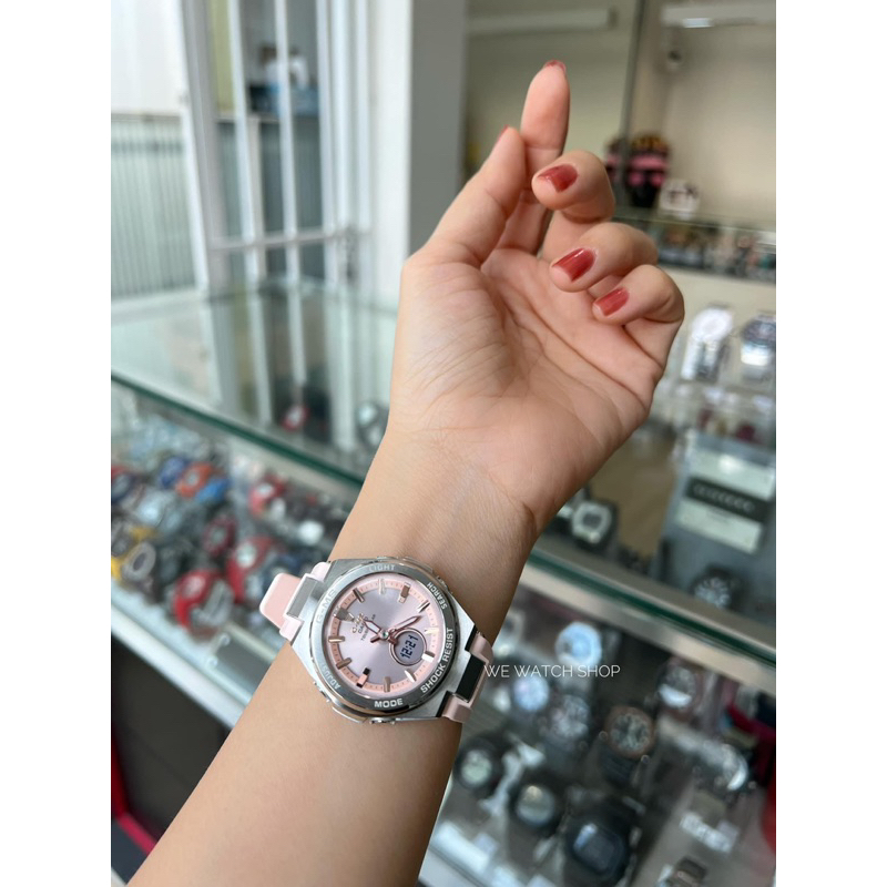CASIO BABY-G รุ่น MSG-S200-4ADR สีชมพู กรอบเงิน สินค้าใหม่ ของแท้ รับประกันศูนย์ CMG | Shopee ...