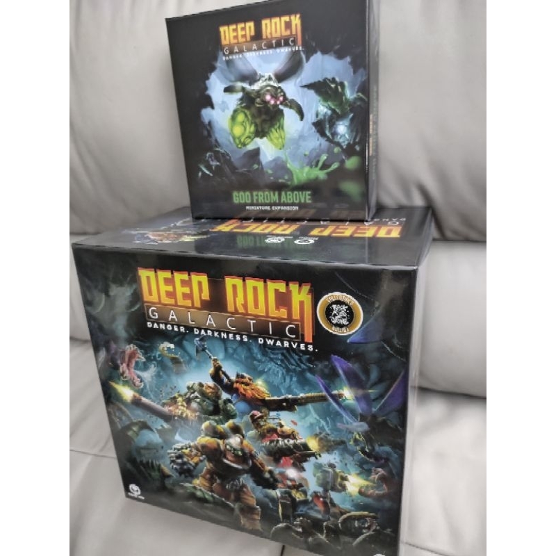 Deep Rock Galactic Board Game Deluxe Bundles มือ2 ห่อปกใส่ซอง อุปกรณ์ ...