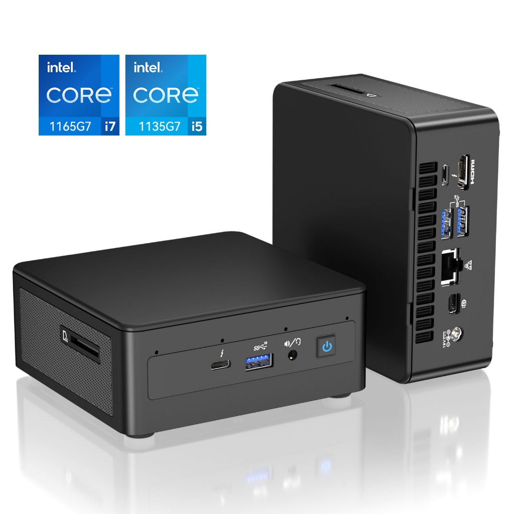 Intel NUC 11 NUC11PAHI5 Panther Canyon Mini PC, i5-1135G7, 16GB RAM, 512GB SSD, Mini Computers ...