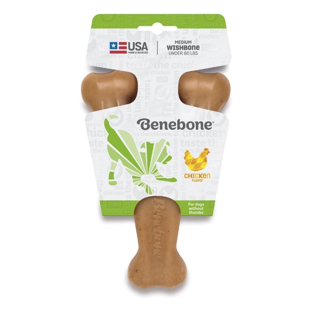 Benebone Chicken Wishbone Durable Dog Chew Toy - Medium จากอเมริกา ...