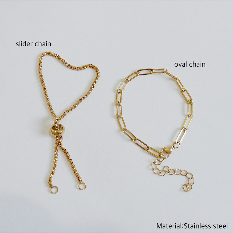 MATA - GOLD สร้อยคอ กำไลข้อมือ เปล่า(ไม่รวมจี้) | Shopee Thailand