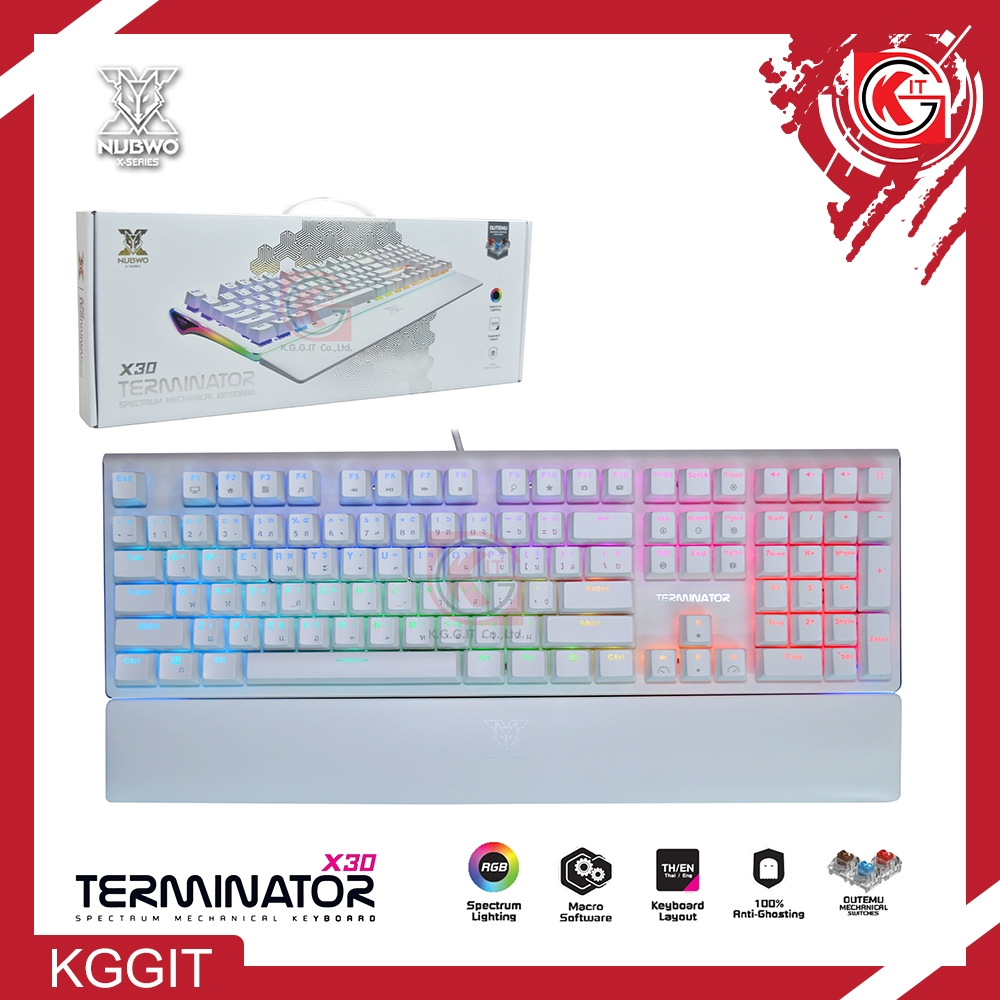 คีย์บอร์ดเกมมิ่ง NUBWO X-SERIES X30 TERMINATOR MECHANICAL KEYBOARD ...