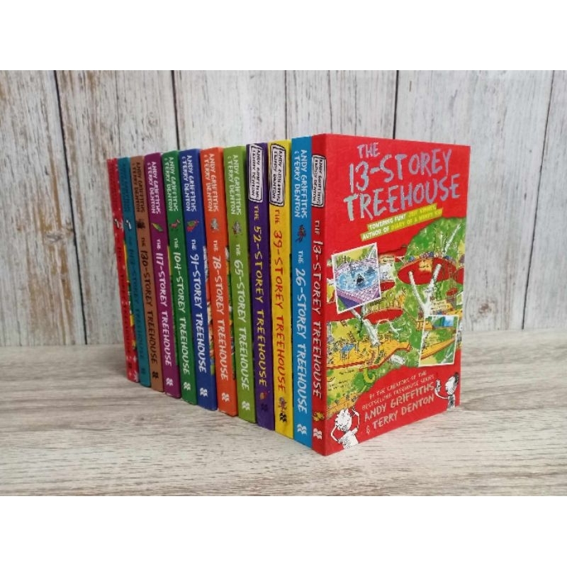Andy Griffiths The 13-Storey Treehouse Collection 12 books | Shopee ...